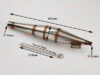 Tuned Pipe 1" (25.4mm)Stainless Steel Kit - FADS Hobbies